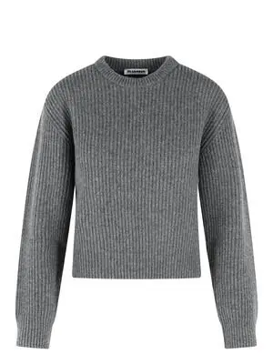 JIL SANDER Jil Sander Grey Wool Sweater Women Gray
