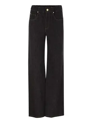 Brunello Cucinelli Wide-leg Cotton Denim Jeans - Multicolor
