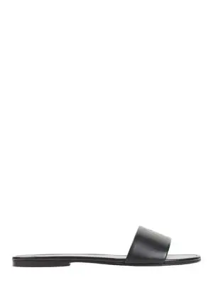 Celine Lambskin Easy Mule - Black