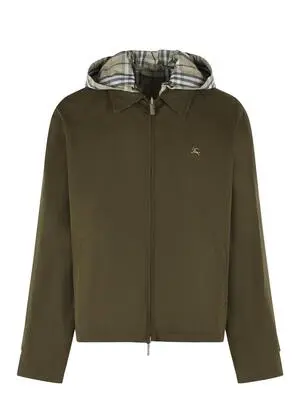 Burberry Reversible Cotton Check Jacket - Green