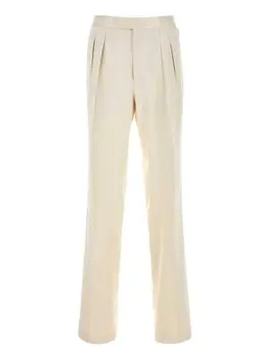 TOM FORD Ivory Satin Pant - White