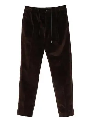 Tagliatore Tapered Trousers - Brown