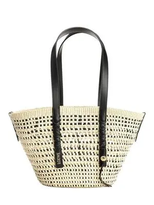 Loewe Medium Braid Basket Bag - Cream
