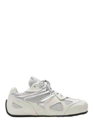 Axel Arigato AXEL ARIGATO Metallic Leather And Mesh Sneakers Cream