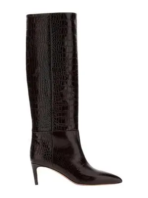 Paris Texas Leather Boots - Brown