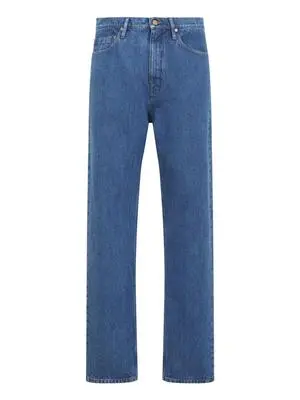 JIL SANDER Cotton Jeans - Blue