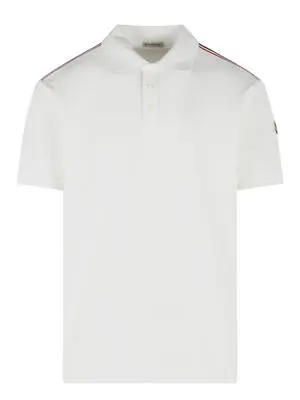 Moncler Cotton Polo Shirt - White