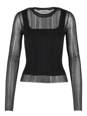 Sportmax Viscose Blend Sweater - Black