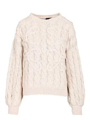 LOEWE LOEWE Anagram Wool And Cotton Blend Sweater