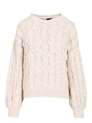 LOEWE LOEWE Anagram Wool And Cotton Blend Sweater