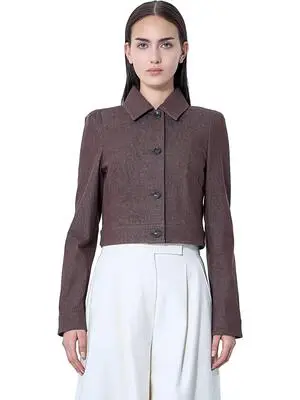 Max Mara Tailored Carpa Jacket - Brown