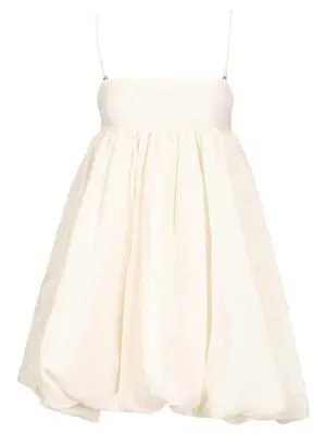 ROTATE BY BIRGER CHRISTENSEN Satin Mini Dress - White