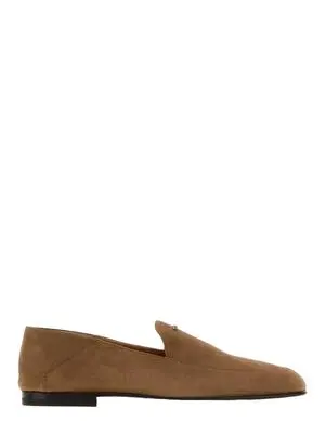 TOD'S Suede Loafers - Brown