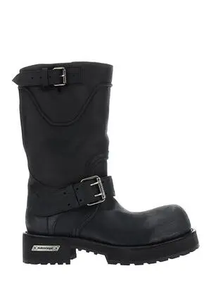 Balenciaga BALENCIAGA Venom Leather Boots Multicolor