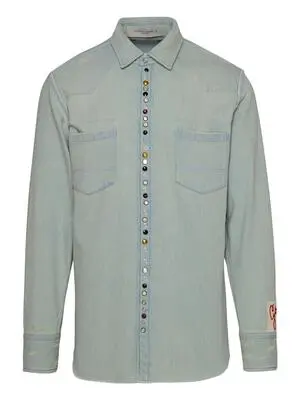 GOLDEN GOOSE Light Denim Shirt - Blue