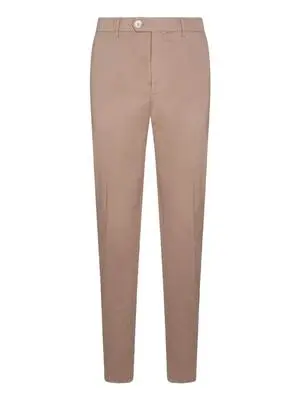 Brunello Cucinelli Cotton Trousers - Multicolor