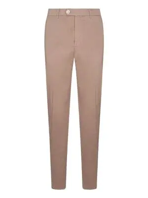 Brunello Cucinelli Cotton Trousers - Multicolor