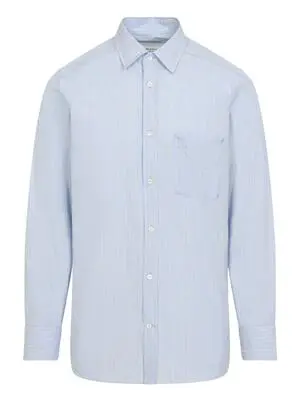 MAISON MARGIELA Cotton Shirt - Blue