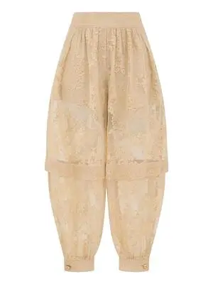 Zimmermann Luna Lace Harem Pant - Cream