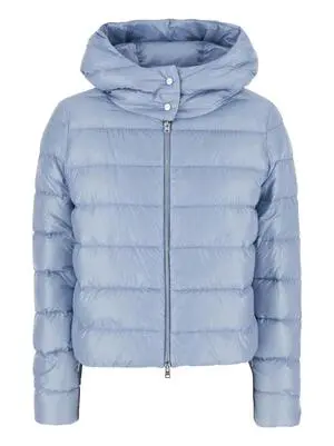 Herno Tech Fabric Hooded Down Jacket - Multicolor