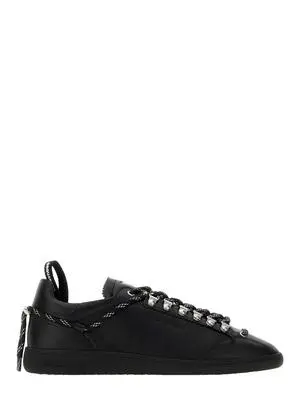 Dsquared2 Nappa Leather Rebels Sneakers - Black