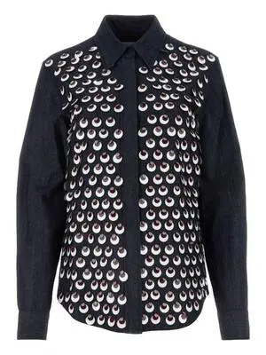 Dries Van Noten Denim Chowy Shirt - Blue