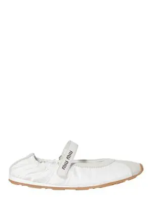 Miu Miu Ballet Flat - White