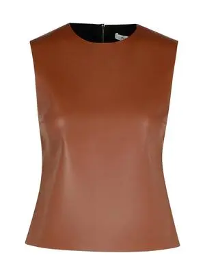 JW Anderson Leather Tank Top - Brown