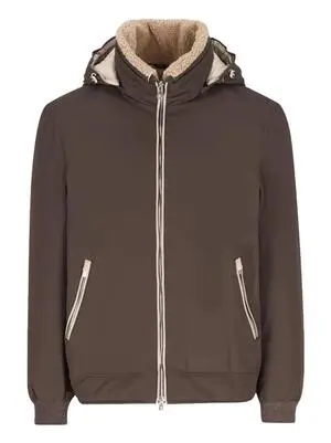 Brunello Cucinelli Padded & Down Jacket - Brown