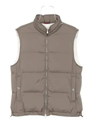 Brunello Cucinelli Techno Fabric Down Vest - Green