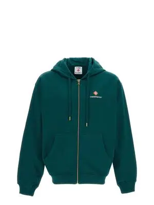 Casablanca Loop Back Zip Up Hoodie - Multicolor