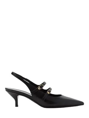 Celine Double Straps Mules - Black