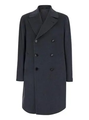 Tagliatore Arden Double-breasted Wool Coat - Gray
