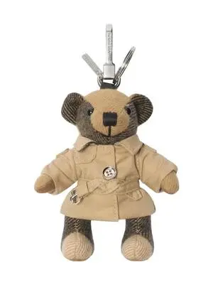 Burberry Neutrals Keyrings & Chains - Cream