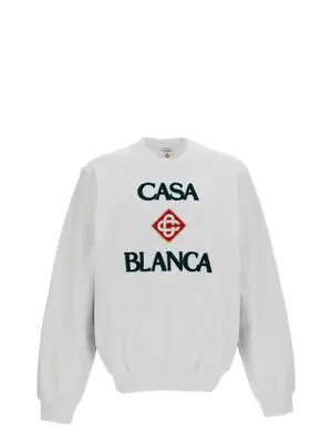 Casablanca CASABLANCA Boucle Embroidered Classic Sweatshirt Multicolor