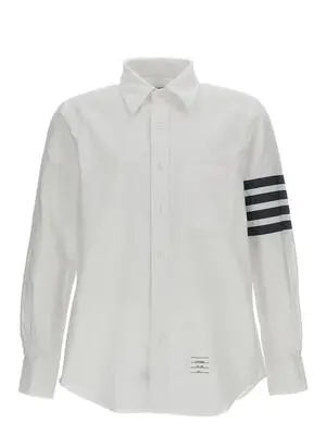 Thom Browne Thom Browne Men Straight Fit B/D L/S Shirt In Engineered 4 Bar Oxford Multicolor