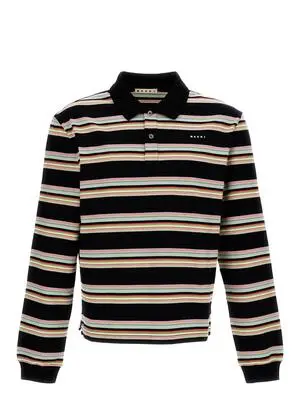 Marni Long-sleeved Polo - Multicolor