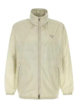 Prada Sand Re-nylon Windbreaker - Brown