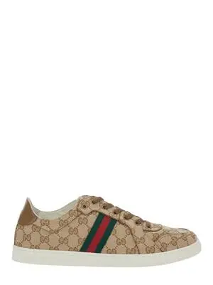 Gucci Gg Canvas Low Top Sneakers - Multicolor