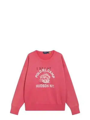 Polo Ralph Lauren Light Sweatshirt With Logo Print - Red