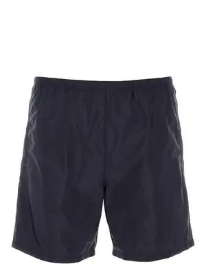 Prada Navy Nylon Swimming Shorts - Blue