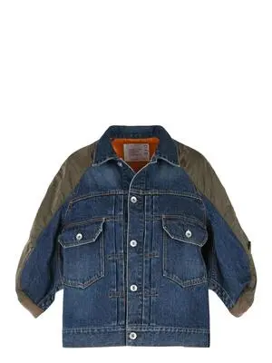 Sacai Cotton Denim Jacket - Blue