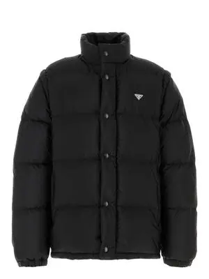Prada Re-nylon Down Jacket - Black