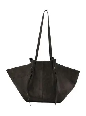 Yuzefi Suede Shoulder Bag - Brown