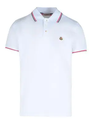 Moncler Cotton Polo Shirt - White