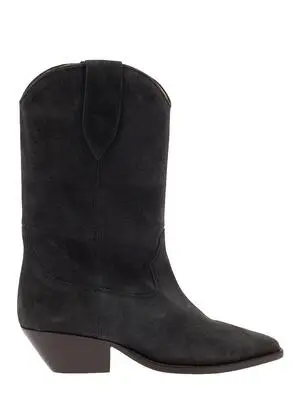 Isabel Marant Étoile Duerto-gz Leather Boots - Black
