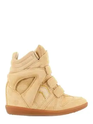 Isabel Marant Étoile Isabel Marant Women Bekett Suede And Leather Sneakers Multicolor