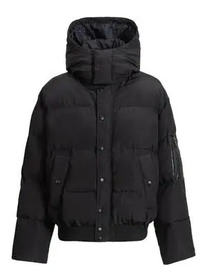 Balmain Padded Coat - Black