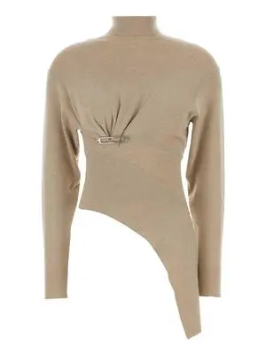 LANVIN LANVIN Wool Blend Sweater Brown