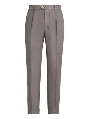 Brunello Cucinelli Linen Trousers - Multicolor